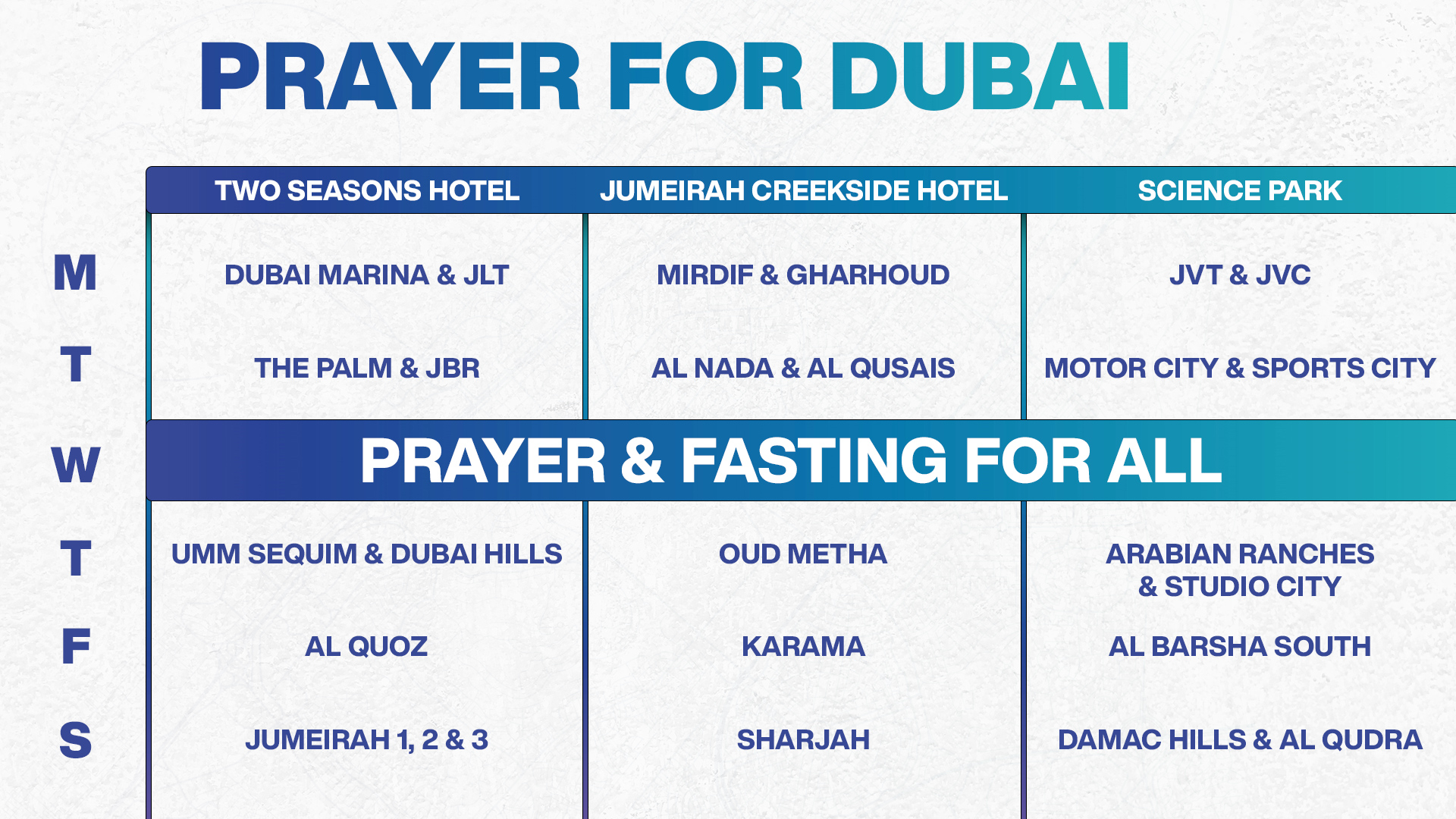 Prayer & Fasting – Fellowship